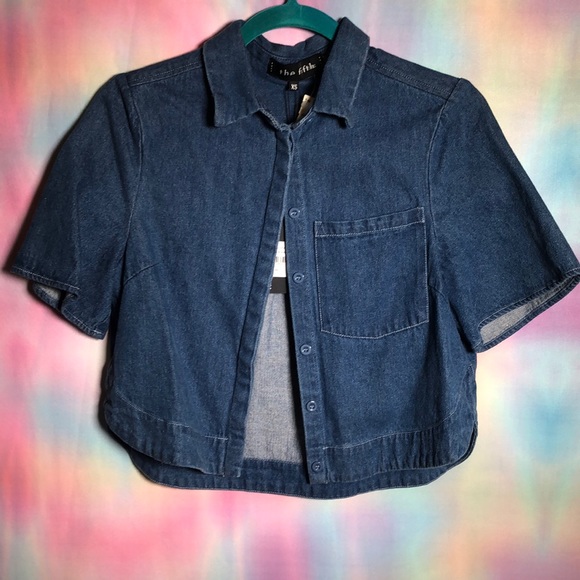 The Fifth Label | Tops | The Fifth Denim Crop Top | Poshmark